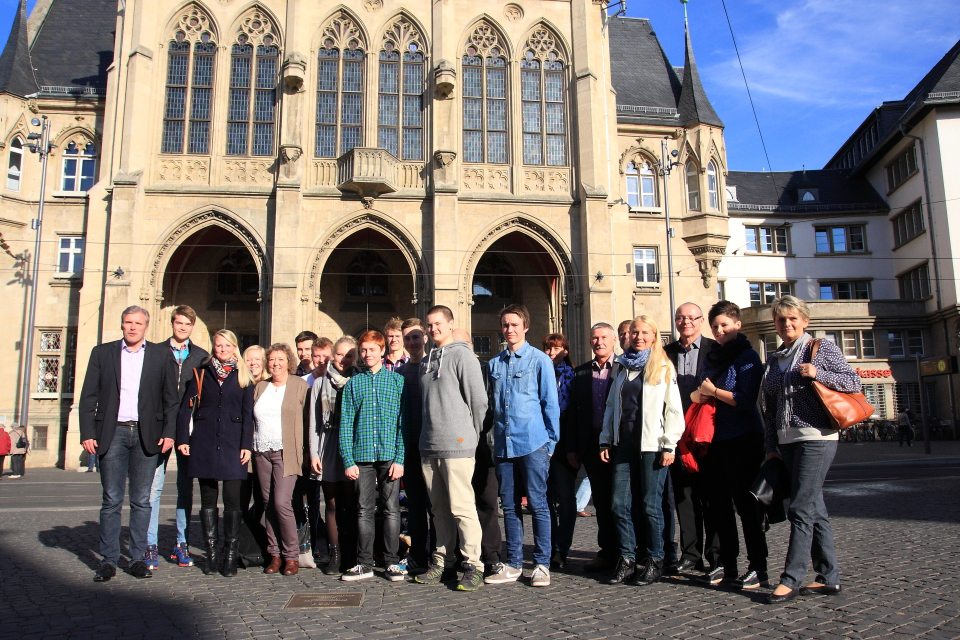Begrüßung norwegischer Schüler im Rathaus: Berufsausbildung in Erfurt ... Begrüßung norwegischer Schüler im Rathaus: Berufsausbildung in Erfurt ...